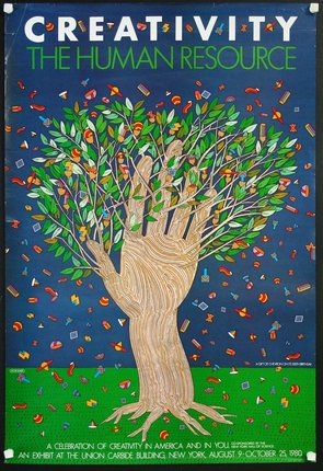 Creativity: The Human Resource | Original Vintage Poster | Chisholm ...