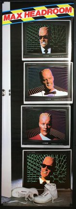 Max Headroom - Door Poster | Original Vintage Poster | Chisholm Larsson ...