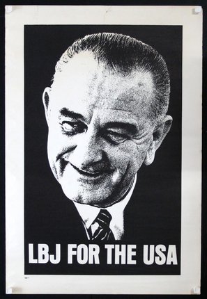LBJ For the USA, President Lyndon Baines Johnson | Original Vintage ...