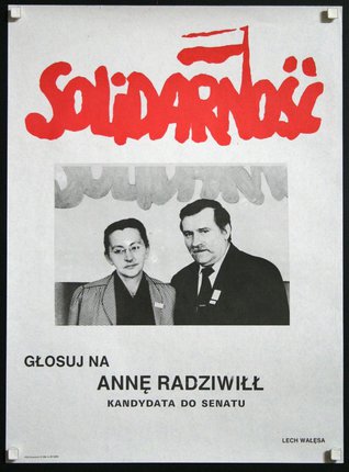 Solidarnosc - Glosuj na Anna Radziwill | Original Vintage Poster ...