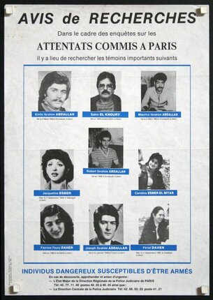 Avis de recherches... Fayrouz Fayey Daher, Salim El Khoury, Emile ...