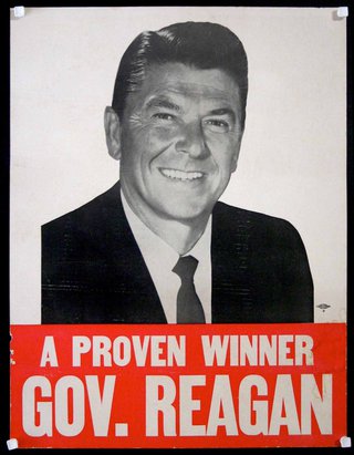 Governor Reagan - A Proven Winner | Original Vintage Poster | Chisholm ...