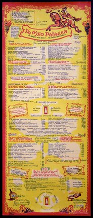 Da Meo Patacca (Menu) | Original Vintage Poster | Chisholm Larsson Gallery