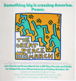 The Great Peace March 1986 - Something Big is Crossing America. Peace ...