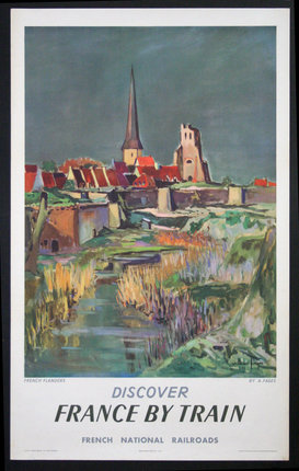Discover France By Train - French Flanders | Original Vintage Poster ...