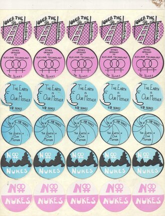 No Nukes - Stickers | Original Vintage Poster | Chisholm Larsson Gallery