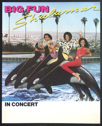 Shalamar - Big Fun - In Concert | Original Vintage Poster | Chisholm ...
