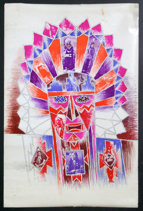 Native American Collage | Original Vintage Poster | Chisholm Larsson ...