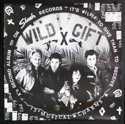 X - Wild Gift - Slash Records | Original Vintage Poster | Chisholm ...