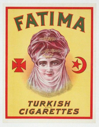 Fatima - Turkish Blend Cigarettes | Original Vintage Poster | Chisholm ...