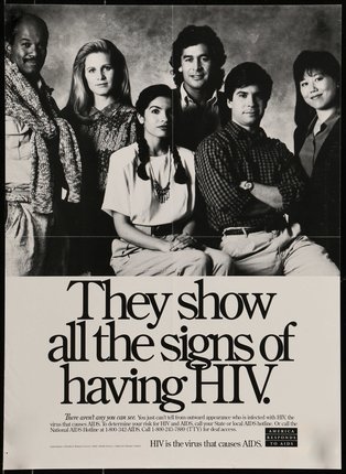 Aids Awareness Posters 1980s