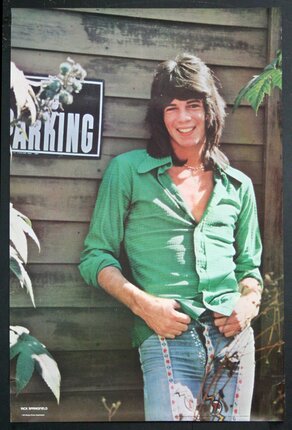 Rick Springfield (1) | Original Vintage Poster | Chisholm Larsson Gallery