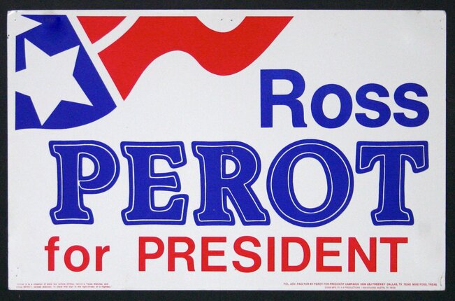 Ross Perot - For President | Original Vintage Poster | Chisholm Larsson ...
