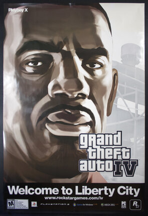 Grand Theft Auto IV, Welcome to Liberty City (Playboy X) | Original Vintage Poster | Chisholm ...