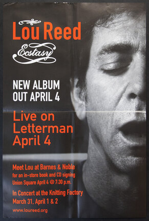 Lou Reed Ecstasy