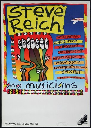 Steve Reich Poster