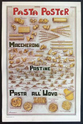 Pasta Poster | Original Vintage Poster | Chisholm Larsson Gallery