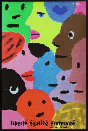 Liberte Egalite Fraternite Poster