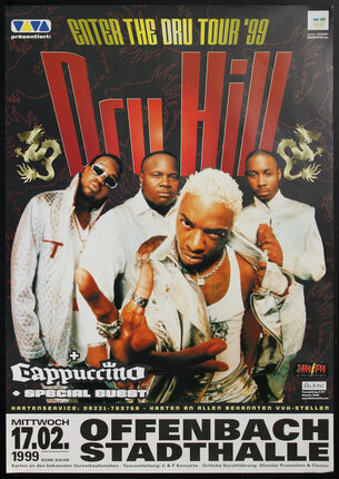 Dru Hill - Enter the Dru Tour '99 - Offenbach Stadthalle | Original ...