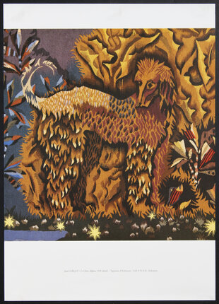 Le Chien Afghan - Jean Lurcat | Original Vintage Poster | Chisholm ...