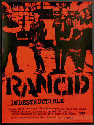 Rancid - Indestructible | Original Vintage Poster | Chisholm Larsson ...