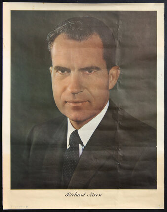 Richard Nixon Color Portrait - Fabian Bachrach (2) | Original Vintage ...