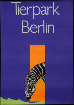 Tierpark Berlin (Zebra) | Original Vintage Poster | Chisholm Larsson ...
