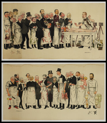 2 Medical Panels - Political Satire | Original Vintage Poster ...