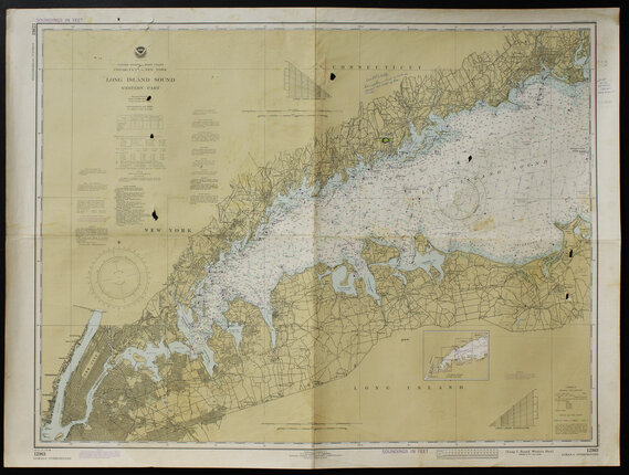 Long Island Sound - New York - Connecticut | Original Vintage Poster ...