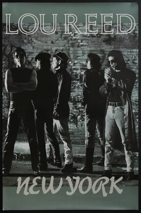 Lou Reed - New York | Original Vintage Poster | Chisholm Larsson Gallery