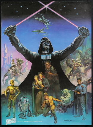 Star Wars: Episode V - The Empire Strikes Back (9) (Coca-Cola Promo Poster) | Original Vintage ...
