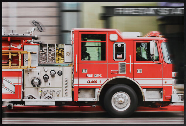 Fire Dept Class 1 - Firetruck | Original Vintage Poster | Chisholm ...