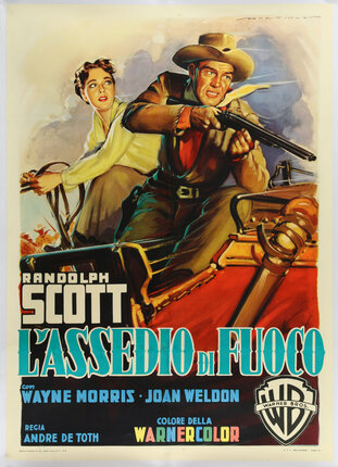 L'Assedio di Fuoco | Original Vintage Poster | Chisholm Larsson Gallery