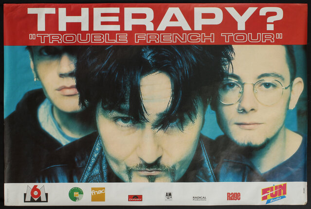 Therapy? "Trouble French Tour" (Troublegum) | Original Vintage Poster ...