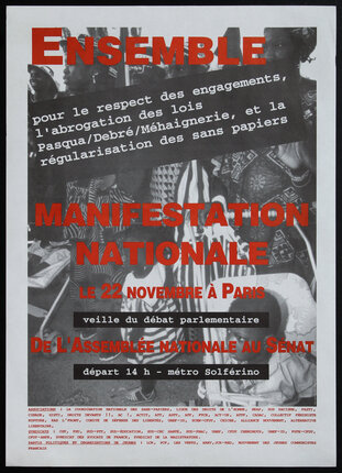 Ensemble - Manifestation Nationale - De L'Assemblee Nationale au Senat ...