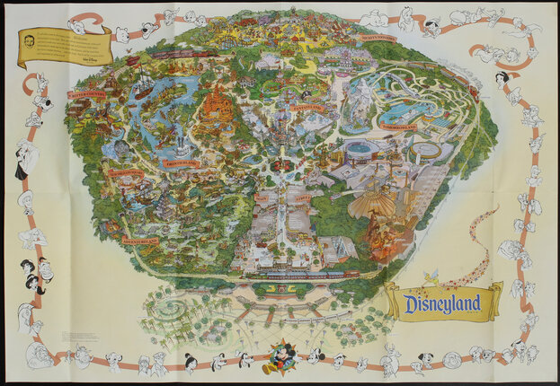 Map of Disneyland - Walt Disney's Disneyland (12) 1999 | Original ...