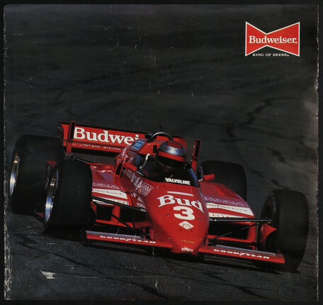 Budweiser - Auto Racing - Bud 3 | Original Vintage Poster | Chisholm ...