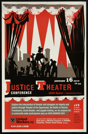 Justice Theater Conference - United Workers Org | Original Vintage ...