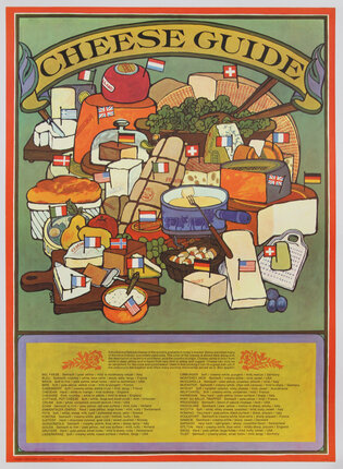 Cheese Guide | Original Vintage Poster | Chisholm Larsson Gallery