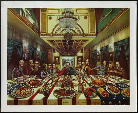 Last Supper at The White House (Richard Nixon) | Original Vintage ...