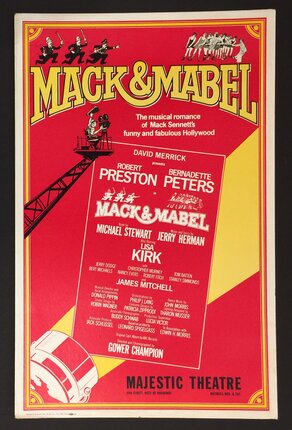 Mack & Mabel - Majestic Theatre NYC (Window Card) (Mack and Mabel ...