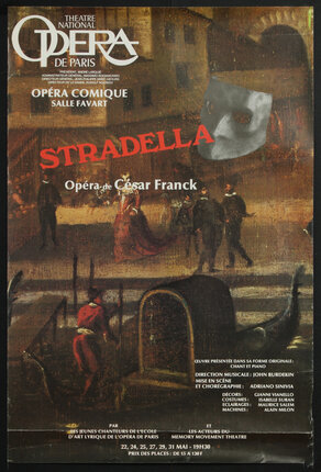 Opera de Paris - Stradella | Original Vintage Poster | Chisholm Larsson ...