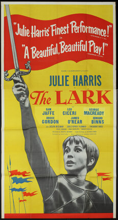 The Lark - Longacre Theatre - Julie Harris | Original Vintage Poster ...