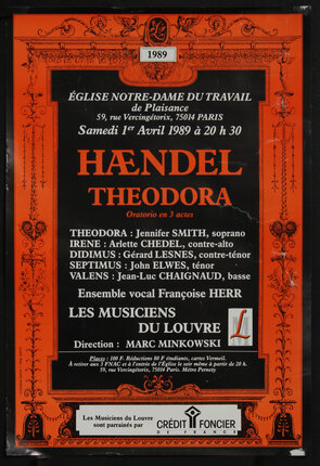 Haendel - Handel - Theodora - Les musiciens du Louvre | Original ...