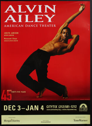 Alvin Ailey Poster 1980