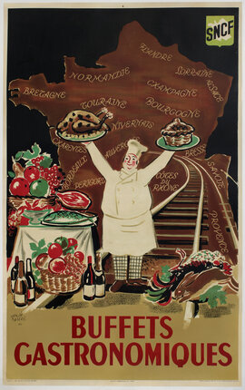 SNCF - Buffets gastronomiques | Original Vintage Poster | Chisholm ...