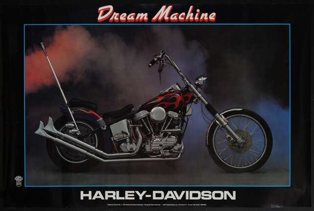 Dream Machine - Harley-Davidson | Original Vintage Poster | Chisholm ...