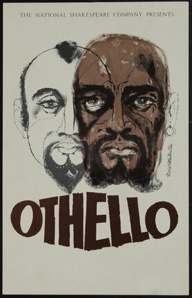 Othello - The National Shakespeare Company Presents - Window Card ...