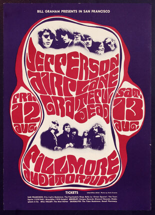 Bill Graham Presents in San Francisco - Jefferson Airplane and Grateful ...