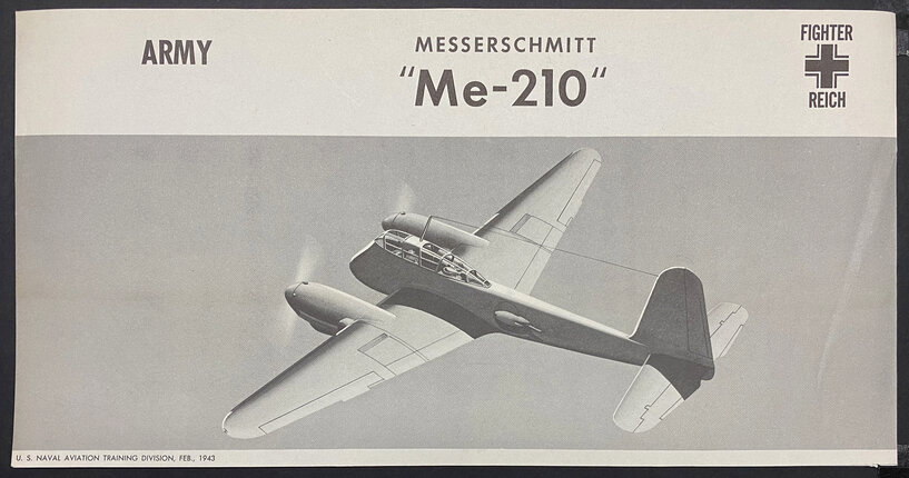 U.S. Naval Aviation Training 9 - Army - Messerschmitt - Me-210 ...